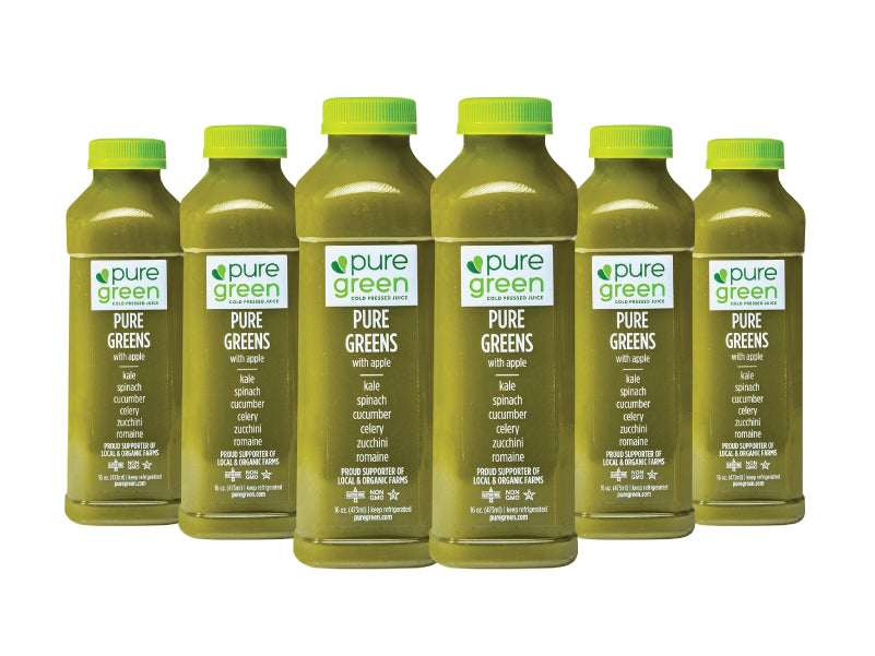 Pure Greens Apple | Cold Pressed Juice &VerticalLine; Pure Green