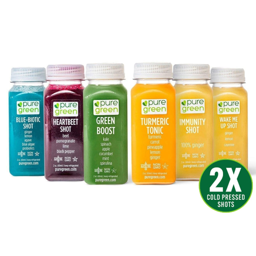 Shot Variety | Cold Pressed Shots &VerticalLine; Pure Green